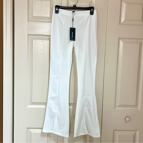 Venti6 | Pants & Jumpsuits | Nwt Venti6 White Bell Bottom Slacks Pants ...